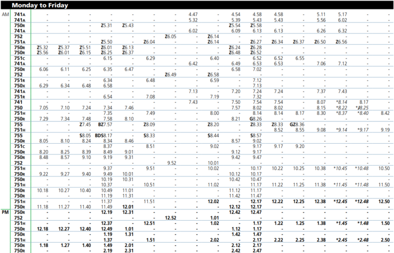 Adelaide Bus Route No: 755 (Feeder Routes) runs from Willunga High ...