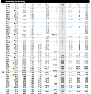 Adelaide Bus Route No: G22X (City Routes(Southern Routes)) runs from ...