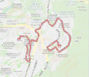 New Territories Bus Route / Line No: 31A - Runs from Kwai Chung Estate ...