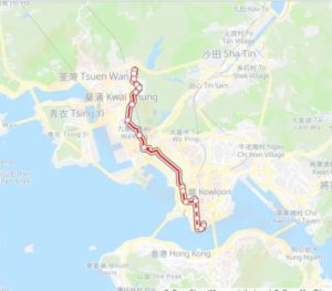 New Territories Bus Route / Line No: 36X - Runs from Lei Muk Shue to ...
