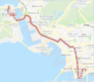 New Territories Bus Route / Line No: 41A - Runs from Tsim Sha Tsui East ...