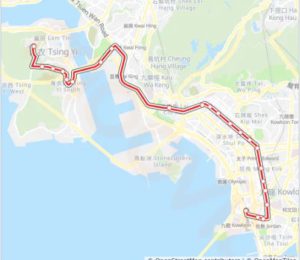 New Territories Bus Route / Line No: 42A- Runs from Cheung Hong to ...
