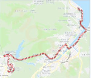 New Territories Bus Route / Line No: 43S - Runs from Shek Yam to Hong ...