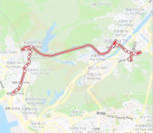 New Territories Bus Route / Line No: 47A - Runs from Shui Chuen O to ...