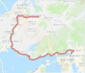 New Territories Bus Route / Line No: 53 - Runs from Tsuen Wan (Nina ...