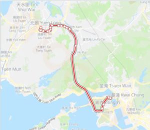 New Territories Bus Route / Line No: 68E - Runs from Yuen Long Park to ...