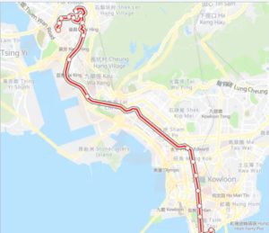 New Territories Bus Route / Line No: 40A - Runs from Kwai Hing station ...