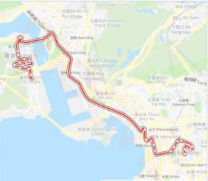 New Territories Bus Route / Line No: 241X - Runs from Cheung Ching to ...