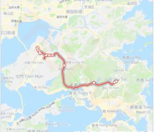 New Territories Bus Route / Line No: 269D - Runs from Tin Shui Wai ...