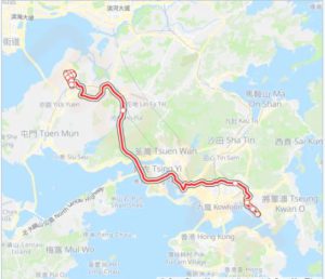 New Territories Bus Route / Line No: 269S - Runs from Tin Shui Wai Town ...