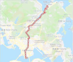 New Territories Bus Route / Line No: 81C - Runs from Yiu On to Tsim Sha ...