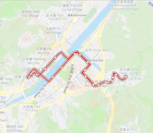 New Territories Bus Route / Line No: 83K Wong Nai Tau to Sha Tin ...
