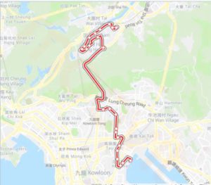 New Territories Bus Route / Line No: 85B - Runs from Chun Shek to ...