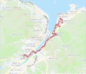 CTB (Citybus) Route No: 3A Central (Star Ferry) to Felix Villas and ...