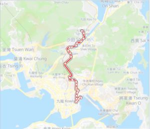 Hong Kong Bus Route No: 77X Wah Kwai Estate to Sai Wan Ho and Vice ...