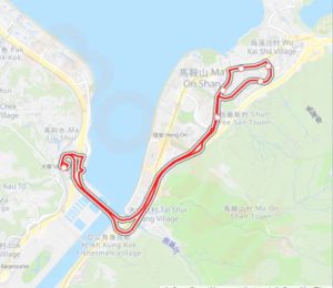 Hong Kong Bus Route No: N90 South Horizons to Central (Macau Ferry) and ...