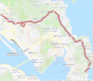 New Territories Bus Route / Line No: 91A - Runs from Diamond Hill ...