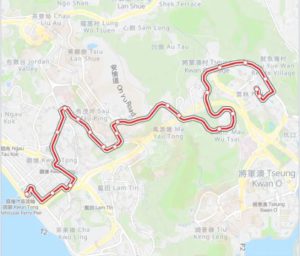 New Territories Bus Route / Line No: 93A - Runs from Po Lam to Kwun ...