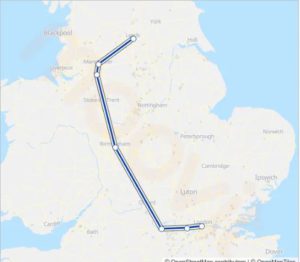 UK Mega Bus Route No: M15 Runs from Manchester to London Timetables ...