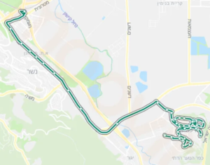 Egged Bus Route 72x: Haifa to Kfar Hasidim and Viceversa in Jerusalem ...