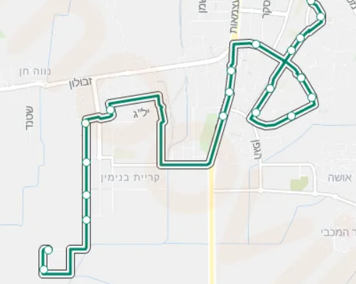 Egged Bus Route 73: Hankin/Boruchov to Shabazi/Salah and Viceversa in ...