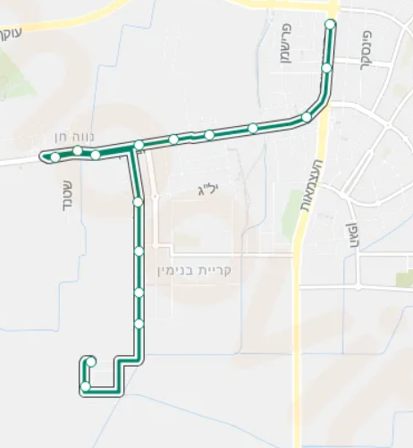Super Bus Route No.735 in Jerusalem, from Jerusalem to Jerusalem ...