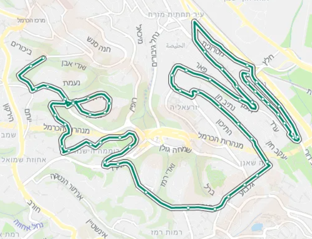 Egged Bus Route 80x: Asif/Hatna to Hasmal/Carmeli Brigade and Viceversa ...