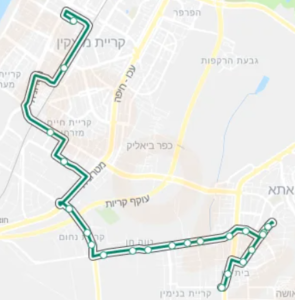 Egged Bus Route 80: Kiryat Ata to Haifa and Viceversa in Jerusalem ...