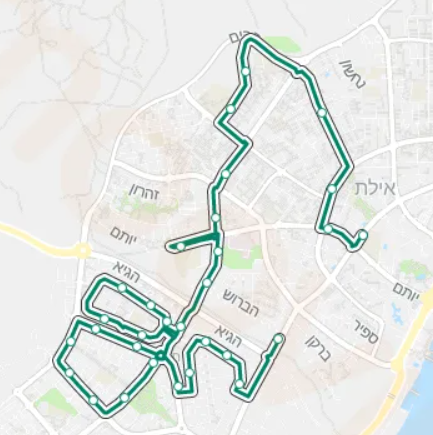Egged Bus Route 80: The Negev Division/Derech HaGi to The Negev ...