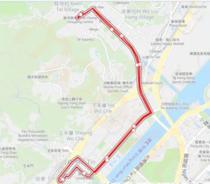 New Territories Bus Route / Line No: 285 Fo Tan Chun Yeung Estate to ...