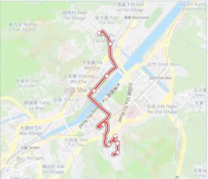 New Territories Bus Route / Line No: 288B - Runs from Fo Tan (Shan Mei ...
