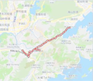 New Territories Bus Route / Line No: N78- Runs from Sheung Shui to Sha ...