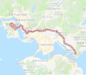 New Territories Bus Route / Line No: X42C - Runs from Hong Cheung House ...