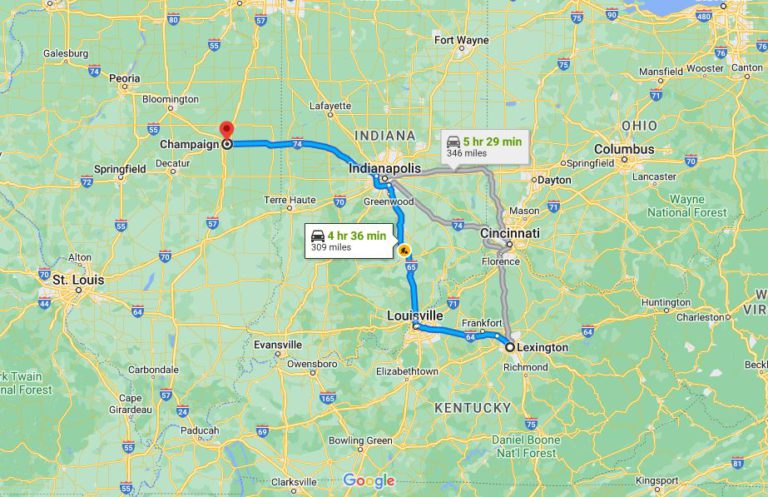 US Mega Bus Route No: BT03 Runs from Lexington to Champaign Timetables ...