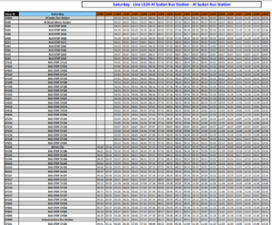 Mowasalat Bus Route / Line L524: From Al Sudan Bus Station Qatar ...