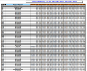 Mowasalat Bus Route / Line L524: From Al Sudan Bus Station Qatar ...