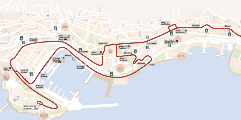Autobus de Monaco Bus Line 1: From Monaco-Ville to Saint-Roman ...