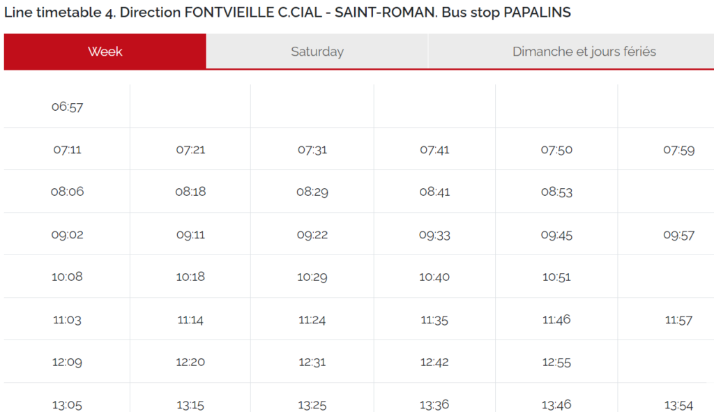 Autobus de Monaco Bus Line 4: From Fontvieille C.cial to Saint - Roman ...