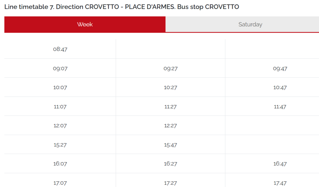 Autobus de Monaco Bus Line 7: From Place D'Armes - Crovetto (Vice ...