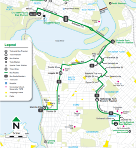 Transperth Bus Route 32 From Perth - Como Australia Timetables, Route ...