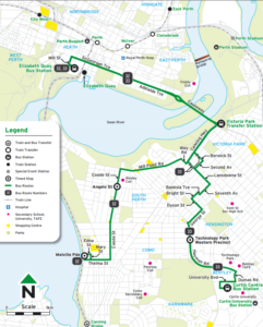 Transperth Bus Route 33 From Perth - Curtin Central Bus Stn Australia ...