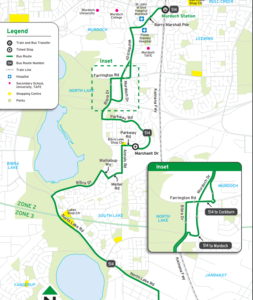 Transperth Bus Route 514 From Murdoch Stn - Cockburn Central Stn ...