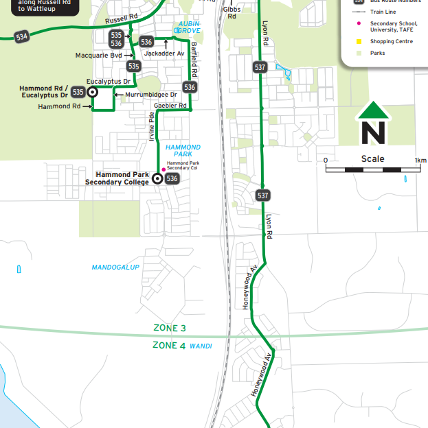 Transperth Bus Route 274 From Kalamunda Bus Stn - Gooseberry Hill ...