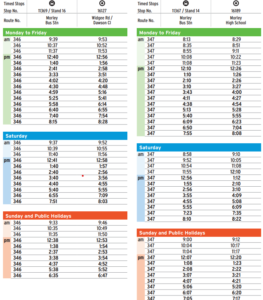 Transperth Bus Route 347 From Morley Bus Stn – Noranda Australia ...