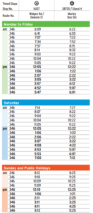 Transperth Bus Route 347 From Morley Bus Stn – Noranda Australia ...