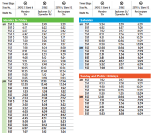 Transperth Bus Route 557 From Rockingham Stn - Warnbro Stn Australia ...