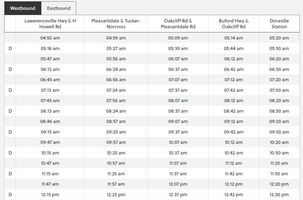 Marta bus Route no: 124 Pleasantdale Road (Vice - Versa) in Atlanta ...