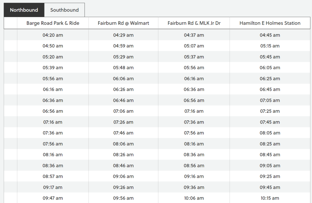 Marta bus Route no: 165 Fairburn Road (Vice - Versa) in Atlanta ...