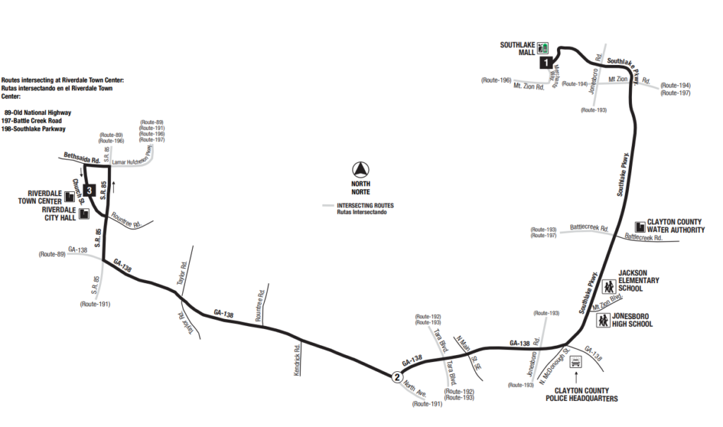 Marta bus Route no: 198 Southlake Parkway (Vice - Versa) in Atlanta ...
