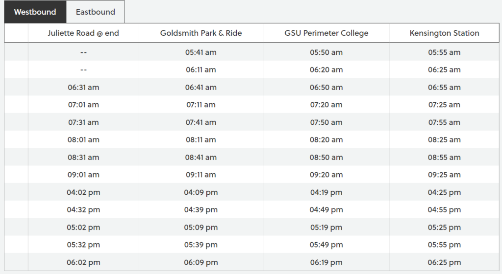 Marta bus Route no: 221 Memorial Drive Limited (Vice - Versa) in ...